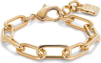 Uno De 50 UNO de 50 Armband mit Gliedern aus Metalllegierung, vergoldet mit 18 Karat, Mediano, Gold, Kein Edelstein