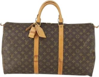 Louis Vuitton unisex, Pre-owned, Brun, Taille: ONE Size Sac Week-End Vintage en Toile Pre-owned