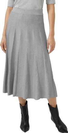 s.Oliver Feinstrickrock in Midi-L&auml;nge mit Elastikbund und Glitzergarn