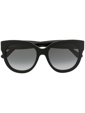 Jimmy Choo Eyewear lunettes de soleil Jill à verres teintés - Noir