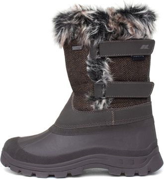 Trespass Brace, Damen Schneestiefel, Braun (Peat), 41 EU