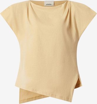 Isabel Marant Tee Shirt Sebani - Femme - Jaune P&acirc;le - Taille XS - Isabel Marant
