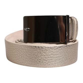 Brunello Cucinelli Femme, Accessoires, Gris, Taille: 85 CM Leather Belt