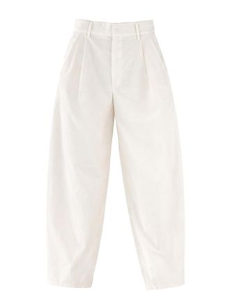 Alysi Formale Hose - Wei&szlig;
