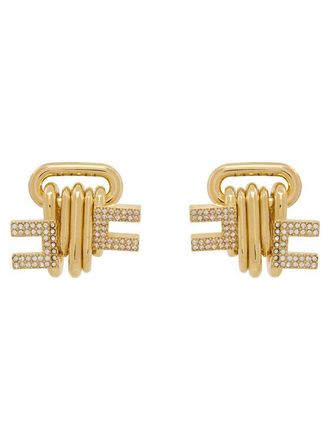 Elisabetta Franchi Ohrringe m Goldfarben