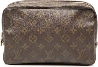 Louis Vuitton Clutches - Monogram Trousse Toilette 23 - Gr. unisize - in Braun - f&uuml;r Damen
