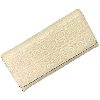 Loewe Pre-owned Lange Geldb&ouml;rse (zweifach faltbar) - - Pre-owned - Damen - Beige - ONE SIZE