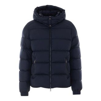 Add Homme, Vestes, Bleu, Taille: M Veste &agrave; capuche en duvet