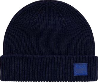 Paul Smith Bonnet en m&eacute;lange de cachemire - Homme - Accessoires - Bleu - Taille: ONE Size
