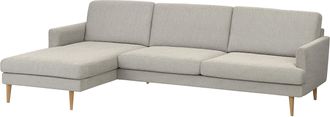 IKEA GRILLSTORP / SMEDSTORP 4er-Sofa mit Récamiere links