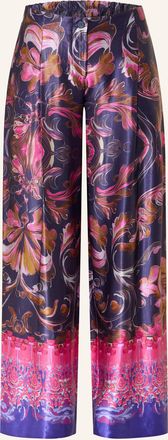 Miss Goodlife Miss Goodlife Marlenehose Aus Satin blau