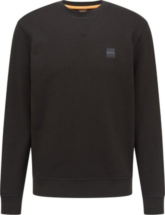 HUGO BOSS Westart Sweatshirt f&uuml;r Herren, Rundhalsausschnitt, Premium-Baumwolle (Schwarz)