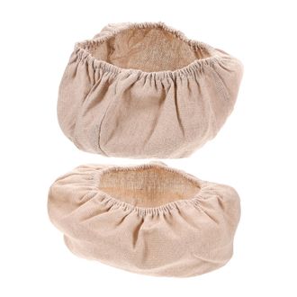 Cabilock 2st&uuml;cke Brot G&auml;rk&ouml;rbchen Einsatz Atmungsaktiver Korbbezug F&uuml;r Sauerteig Nat&uuml;rlicher Baumwollstoff G&auml;rk&ouml;rbchen Abdeckung F&uuml;r Teigg&auml;rung