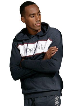 Bench Hoodie Langarm, Sweatshirt mit Rundhals und Kapuze, Baumwollmischung