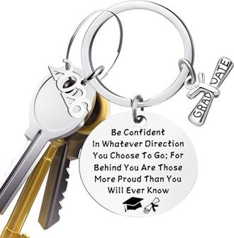 Generic Porte-cl&eacute;s r&eacute;ussi 2026 - Cadeau de remise de dipl&ocirc;me portable - Porte-cl&eacute;s r&eacute;ussi au lyc&eacute;e | pour fille de coll&egrave;ge universitaire fille amie c&eacute;r&eacute;monie 