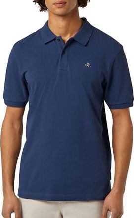 Scotch & Soda Logo Polo Shirt, Atlantic Blue, XL Hommes