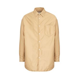 Maison Margiela Beiges Baumwoll-Oversized-Hemd - - Shirts - Herren - Beige - XS