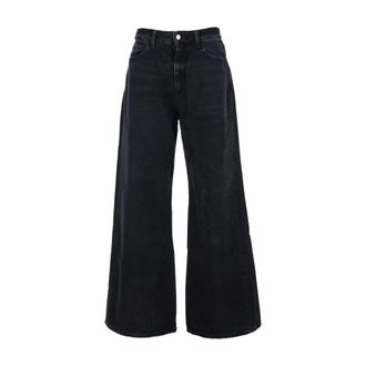 Icon Denim Los Angeles Debby Wide Jeans - - Jeans - Damen - Schwarzk - W25