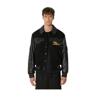 Awake NY Homme, Vestes, Noir, Taille: L Bomber Vestes