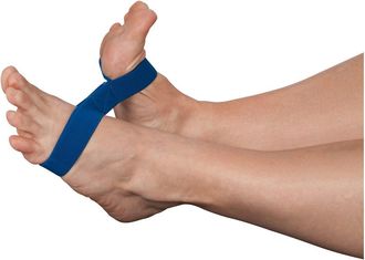 Sport-Tec &Uuml;bungsband Ankleciser Sprunggelenk Trainer Reha, Extra Schwer, Blau, 5er Set