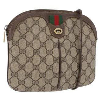 Gucci Sac bandouli&egrave;re GG Canvas Pre-owned - Femme - Pre-owned - Beige - Taille: ONE Size