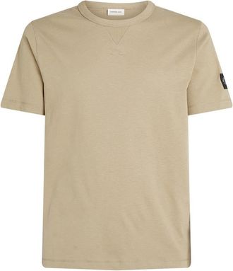 Calvin Klein T-Shirt f&uuml;r Herren, Rundhalsausschnitt, Regul&auml;r (Khaki)