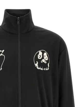 Yohji Yamamoto Graphic-Print Technical Tricot Jacket - Black