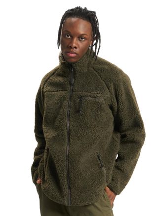 Brandit Teddyfleece Jacket, Farbe: olive, Gr&ouml;&szlig;e: 5XL