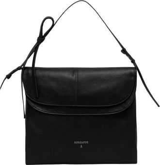 Patrizia Pepe Femme, Sacs, Noir, Taille: ONE Size Sac port&eacute; &eacute;paule &agrave; rabat