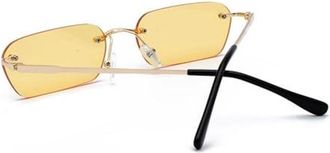 Generic Lunettes De Soleil Vacances &Agrave; Petite Monture For Hommes Et Femmes, For Lext&eacute;rieur, Les D&eacute;placements, F&ecirc;tes(Yellow)