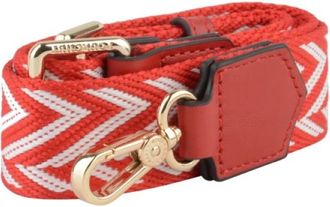 Pourchet Femme, Sacs, Rouge, Taille: ONE Size Chevron Shoulder Strap