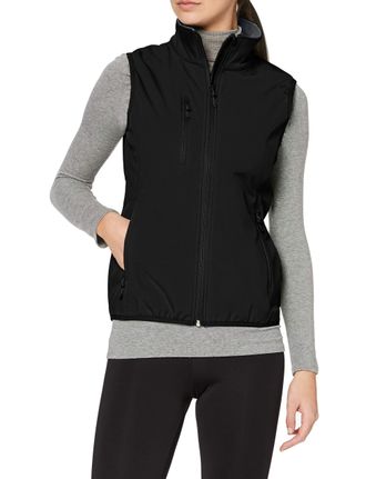 Clique CliQue Damen Outdoor Weste Clique Ladies Softshell Vest Gilet, schwarz, 38 EU (Herstellergr&ouml;&szlig;e: 10)