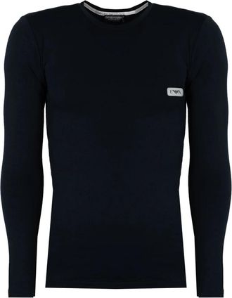 Emporio Armani Langarmshirt - - Tops - Herren - Blau - L