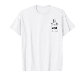 Star Wars Stormtrooper Title Logo Pocket T-Shirt