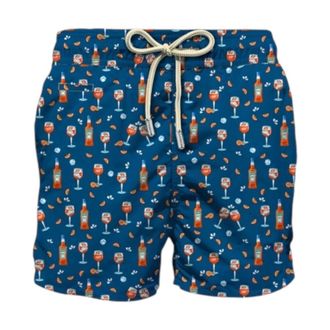 MC2 Saint Barth Homme, Maillots de bain, Bleu, Taille: S Short de Plage Double Spritz