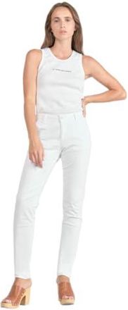 Le Temps Des Cerises Pantalon Chino Dyli3 Blanc