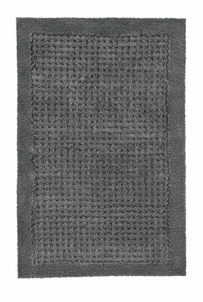 Kleine Wolke Badteppich NET in Schiefer mit 60x90 cm