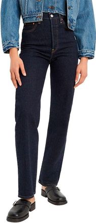 Levi's Womens Ribcage Full Length Denim Jeans, Colour Small Course, Size 30 30
