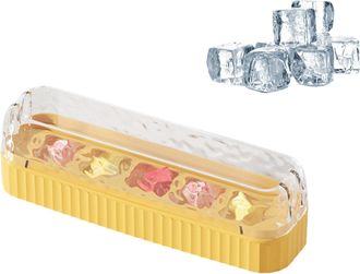 Generic Eisform f&uuml;r Gefrierschrank - Kapazit&auml;t Wiederverwendbar - Schieben Design Mit Deckel | F&uuml;r Hausgebrauch Gastronomie Urlaub Whisky Cocktails Getr&auml;nke K