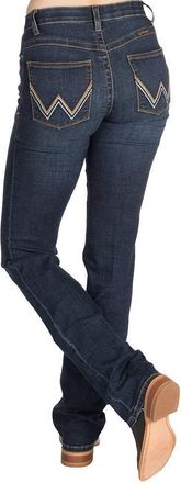 Wrangler Damen Willow Ultimate Riding Mittelhoher Taille, Bootcut Jeans, Lovette, 1W x 36L