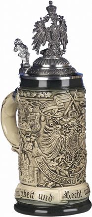 King King Bierkrug Deutschland Motto Seidel 0,5 Liter Bierseidel