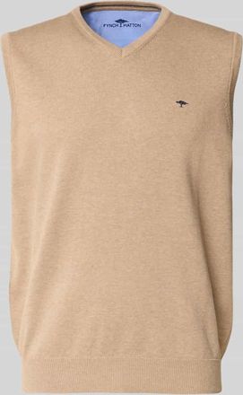 Fynch-Hatton Pullunder mit Label-Stitching