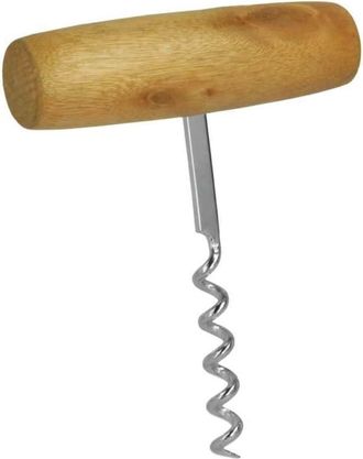 Metaltex 250520010 Stangenkorkenzieher mit Holzgriff