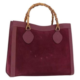 Gucci Sac &agrave; main vintage Pre-owned - Femme - Pre-owned - Violet - Taille: ONE Size