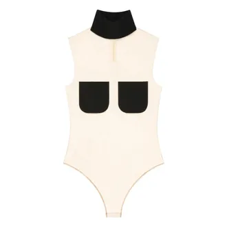 Courr&egrave;ges Two Pocket Illusion Body - - Tops - Damen - Mehrfarbig - S
