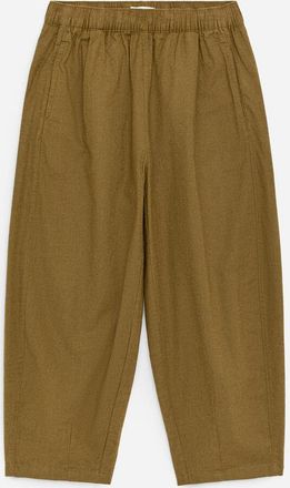 Arket Hose Mit Barrel Leg -Gr&uuml;n