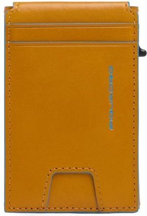 Piquadro unisex, Accessoires, Jaune, Taille: ONE Size Porte-cartes Pop-up avec fen&ecirc;tre didentification &agrave; rabat