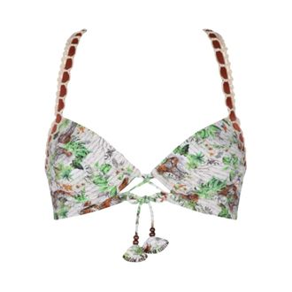 Del Maar Haut de Bikini Tigre Tropical - Femme - Maillots de bain - Multicolore - Taille: 38 FR