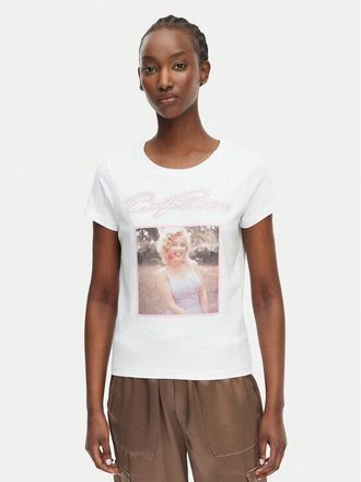 Guess T-Shirt W6BI51 K6658 Wei&szlig; Regular Fit