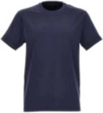 Fay Homme, Tops, Bleu, Taille: XL T-shirt &agrave; col rond